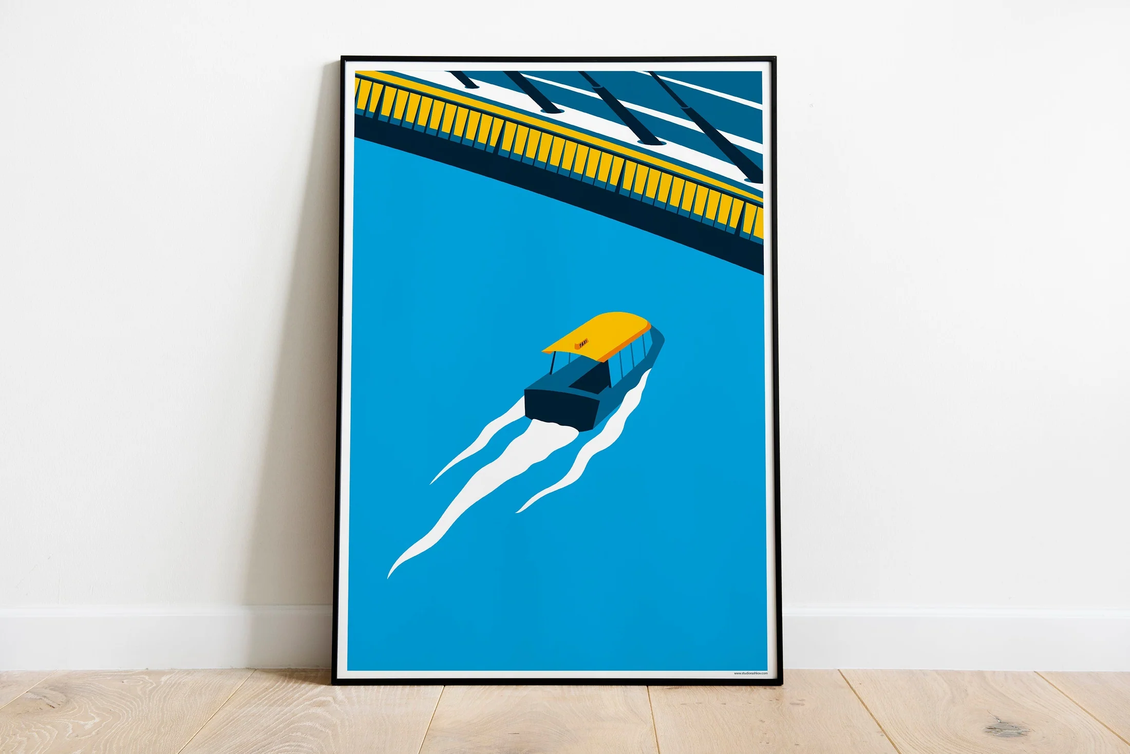 Artprint Studio Rashkov - Watertaxi - Roffa state of mind serie - de Oud Rotterdammer